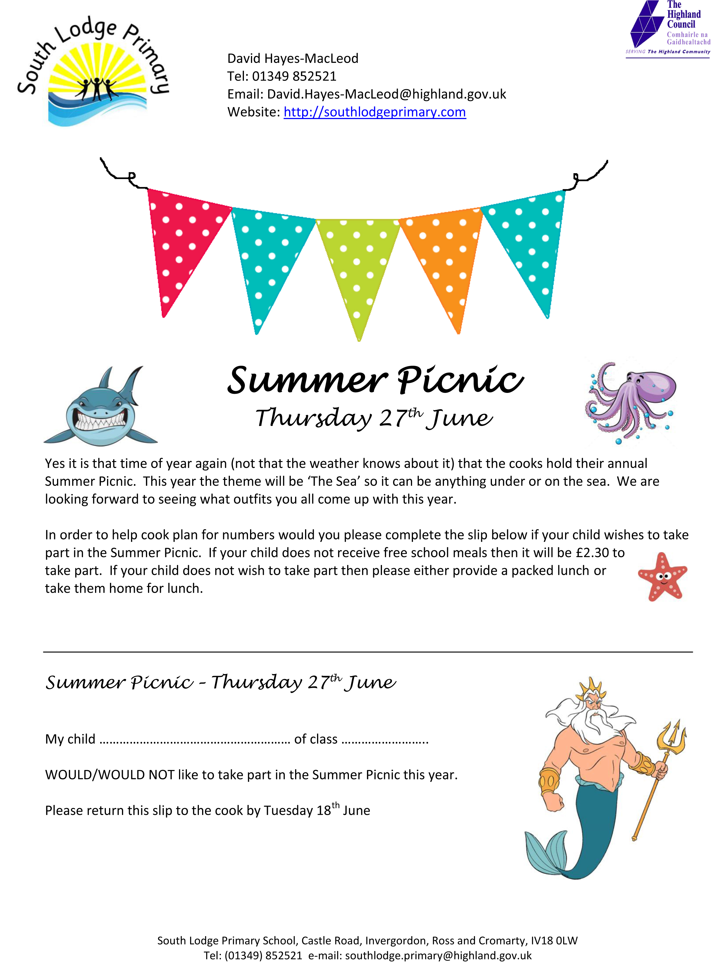 Summer Picnic – South Lodge Primary